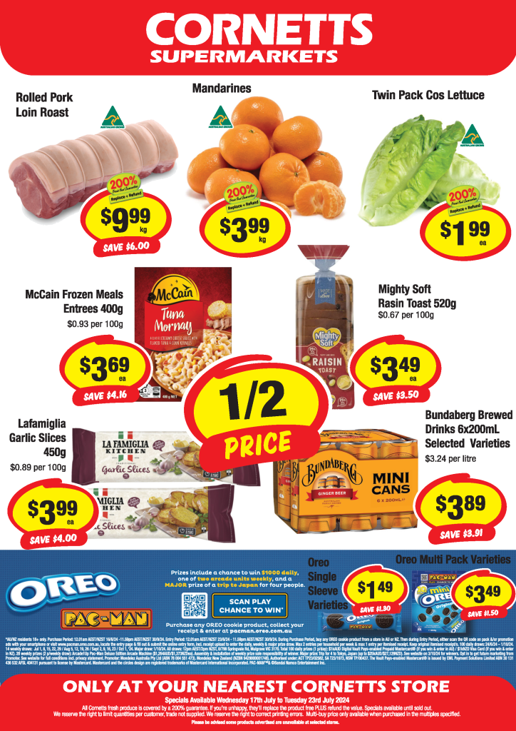 Catalogues & Specials | Cornetts Supermarkets